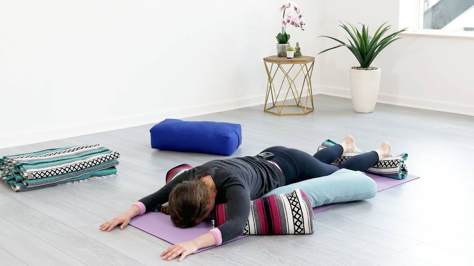 Frog Pose Tutorial for Restorative Yoga