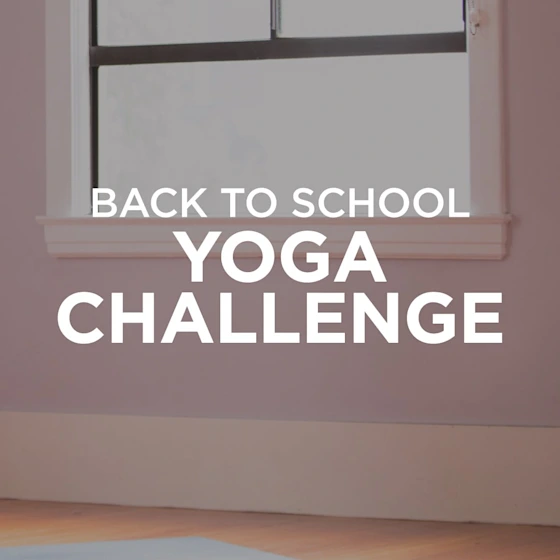 Back to School Yoga Challenge