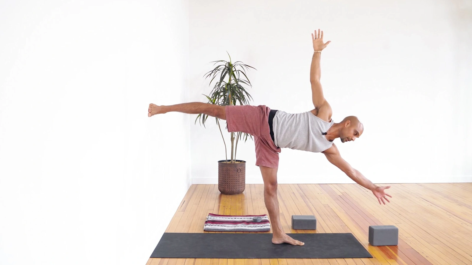 Fun at the Wall: Standing Balance Poses