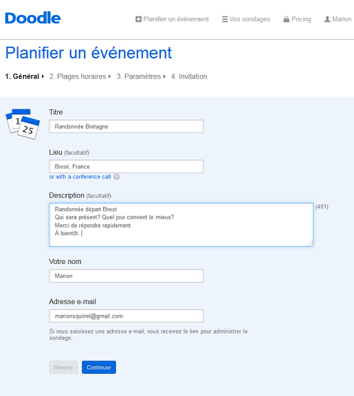 Réaliser un vote en ligne sur Doodle | Doodle