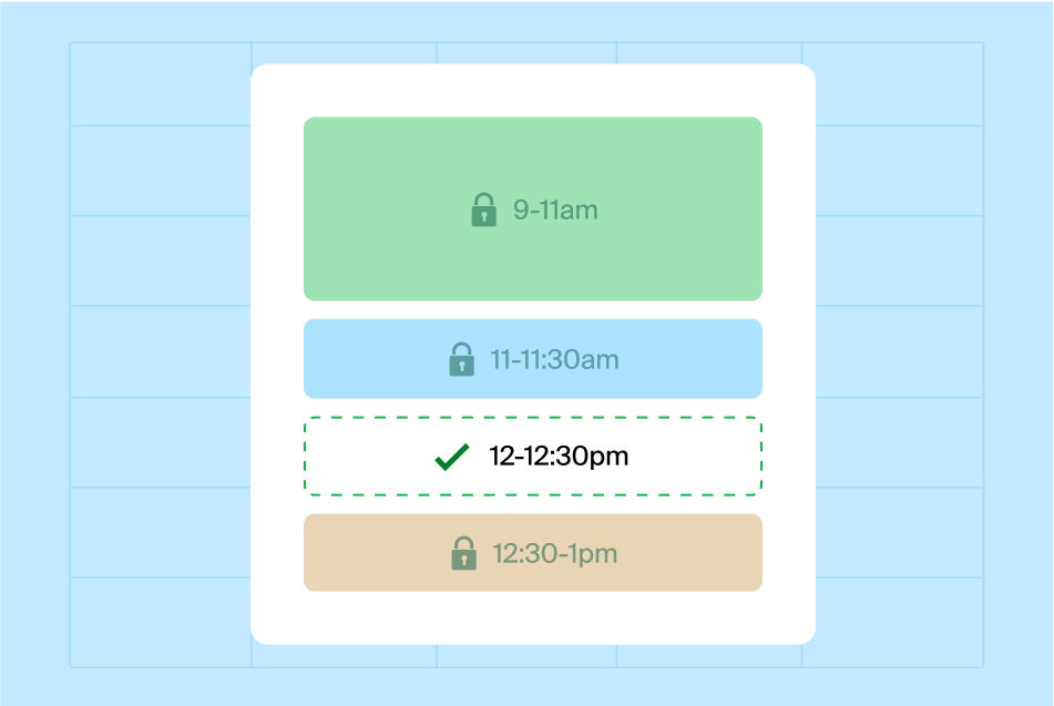 Booking Page | Integratable, Boosts Organization | Doodle | Doodle