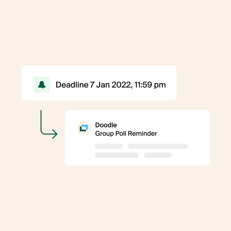 Never miss a meeting with Doodle schedule reminders | Doodle