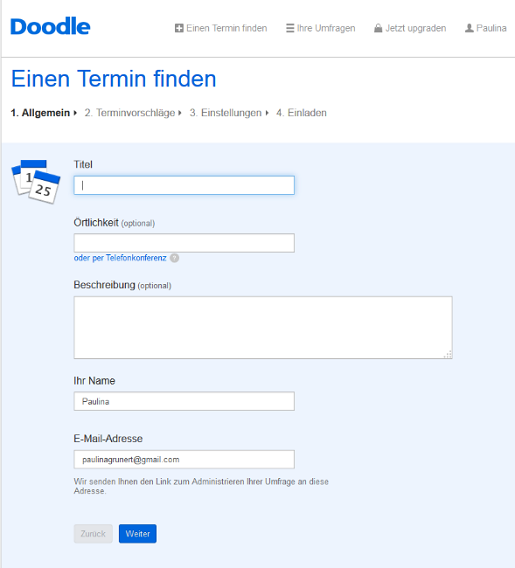 Bequem zur Online-Poll – mit der Software von Doodle | Doodle