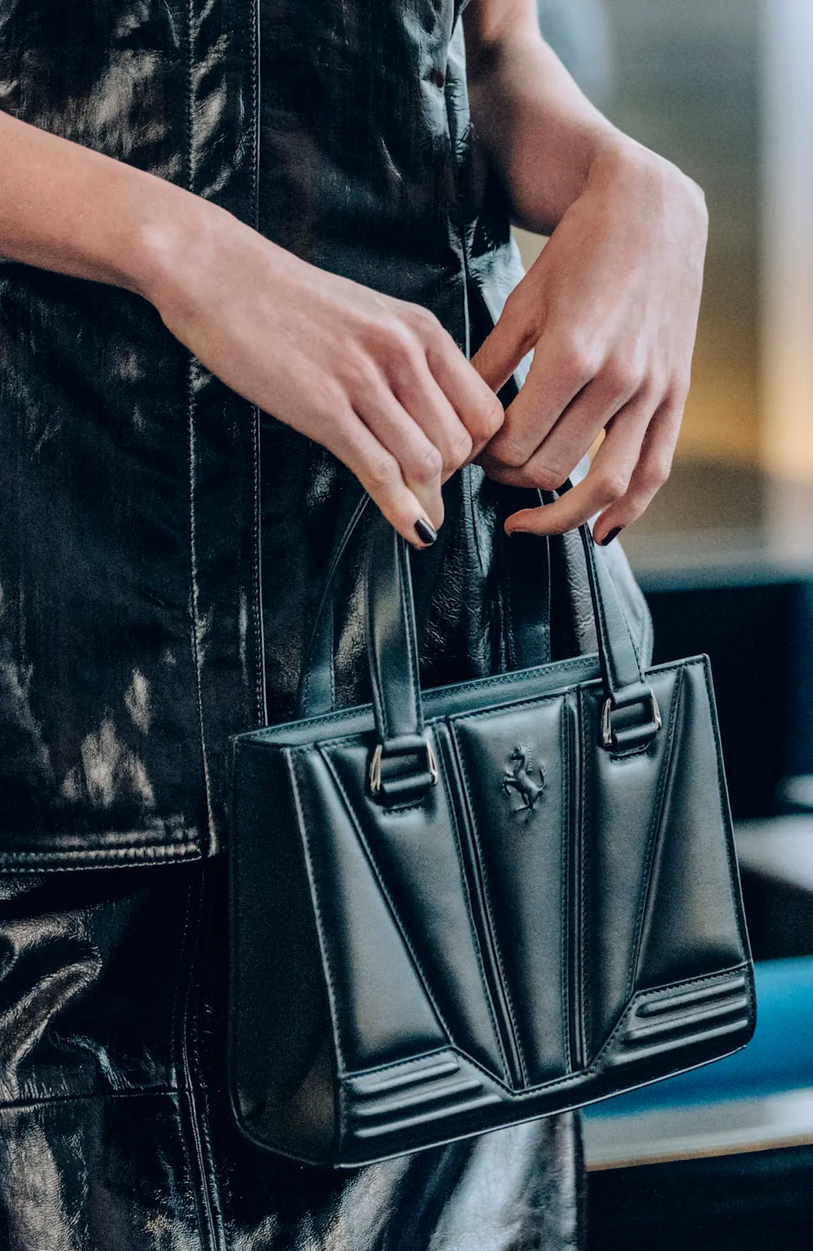 Women's suede and leather shoulder bags | Ferrari® Store