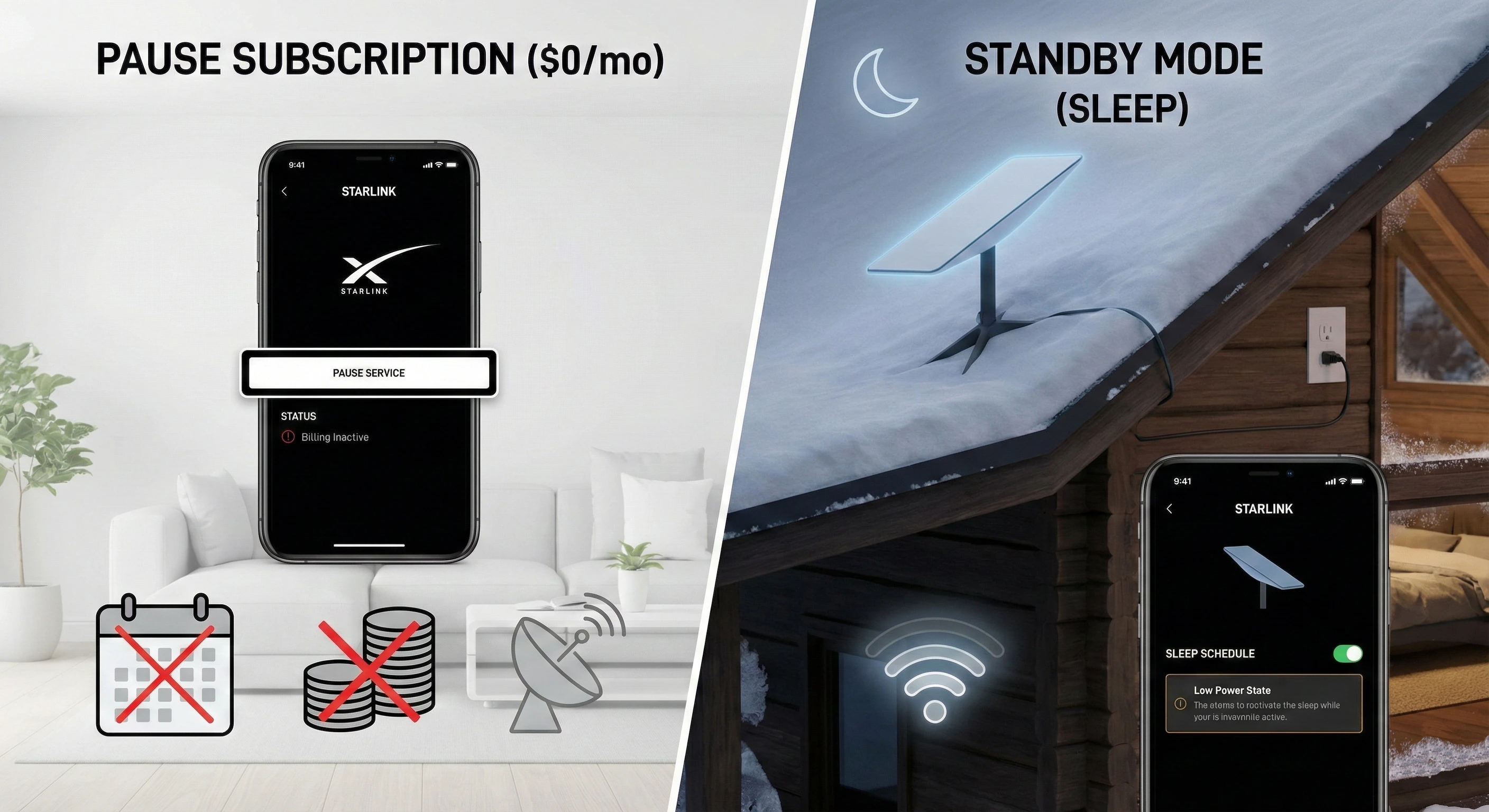 Starlink Pause vs Standby: Manage Your Subscription and Power