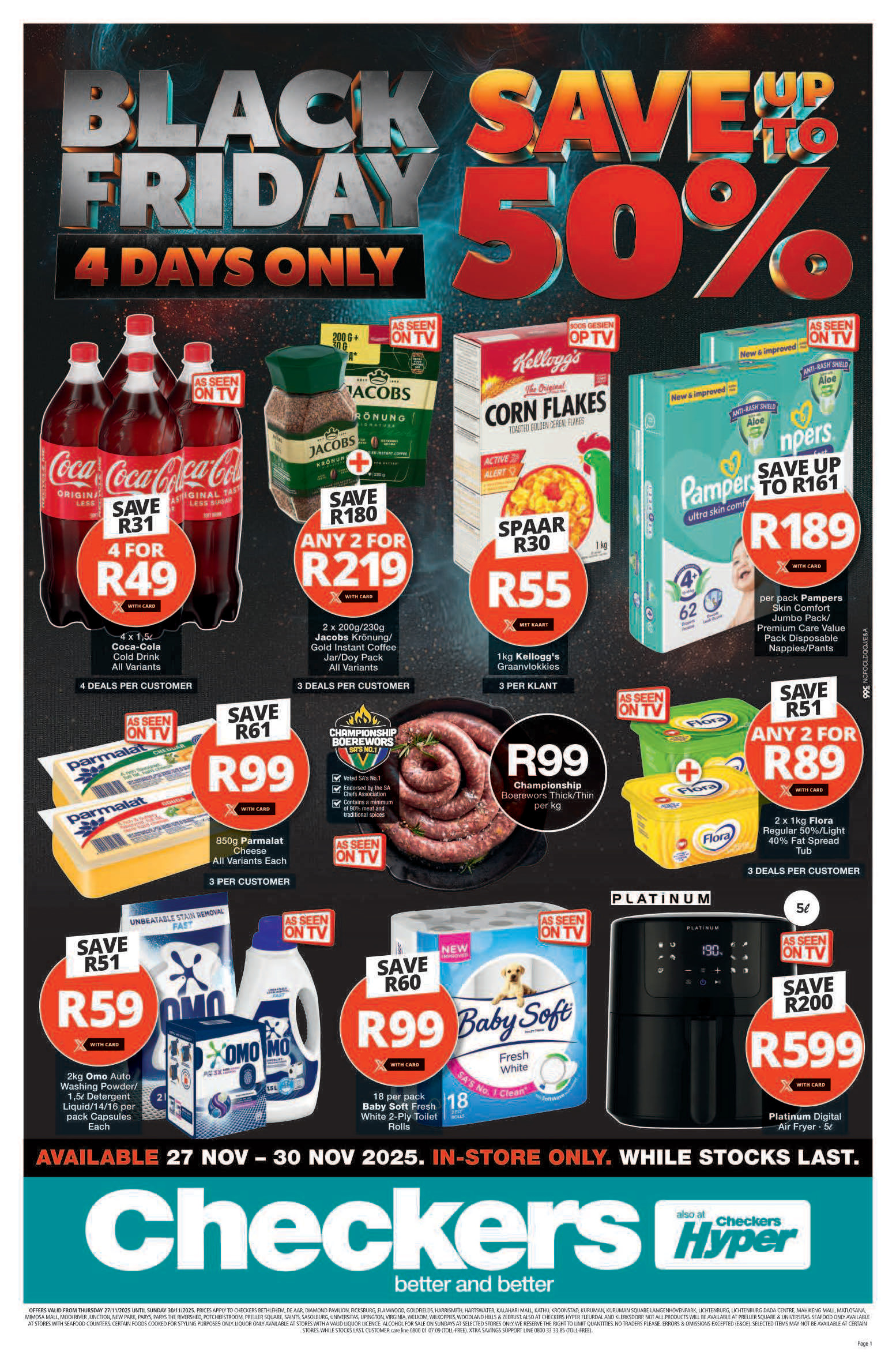 NC Checkers Black Friday Weekend - Checkers | My Specials SA | My ...