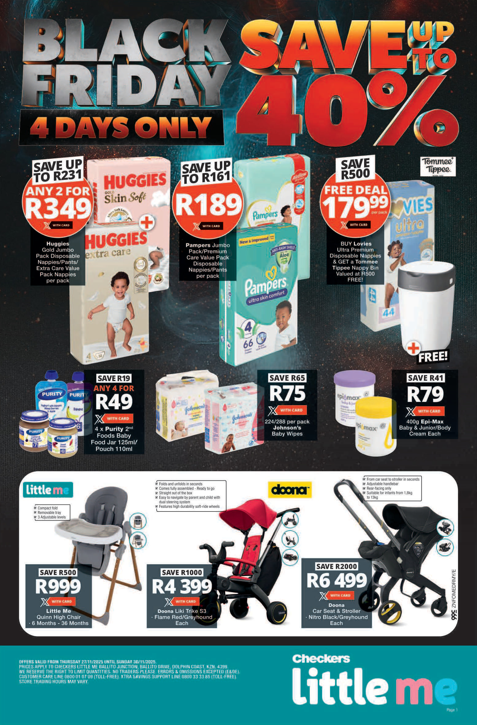 KZN Checkers Baby Black Friday Weekend - Checker Little Me | My ...