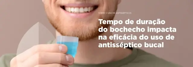 A tecnologia do antisséptico LISTERINE ® consegue, com um enxague no ...