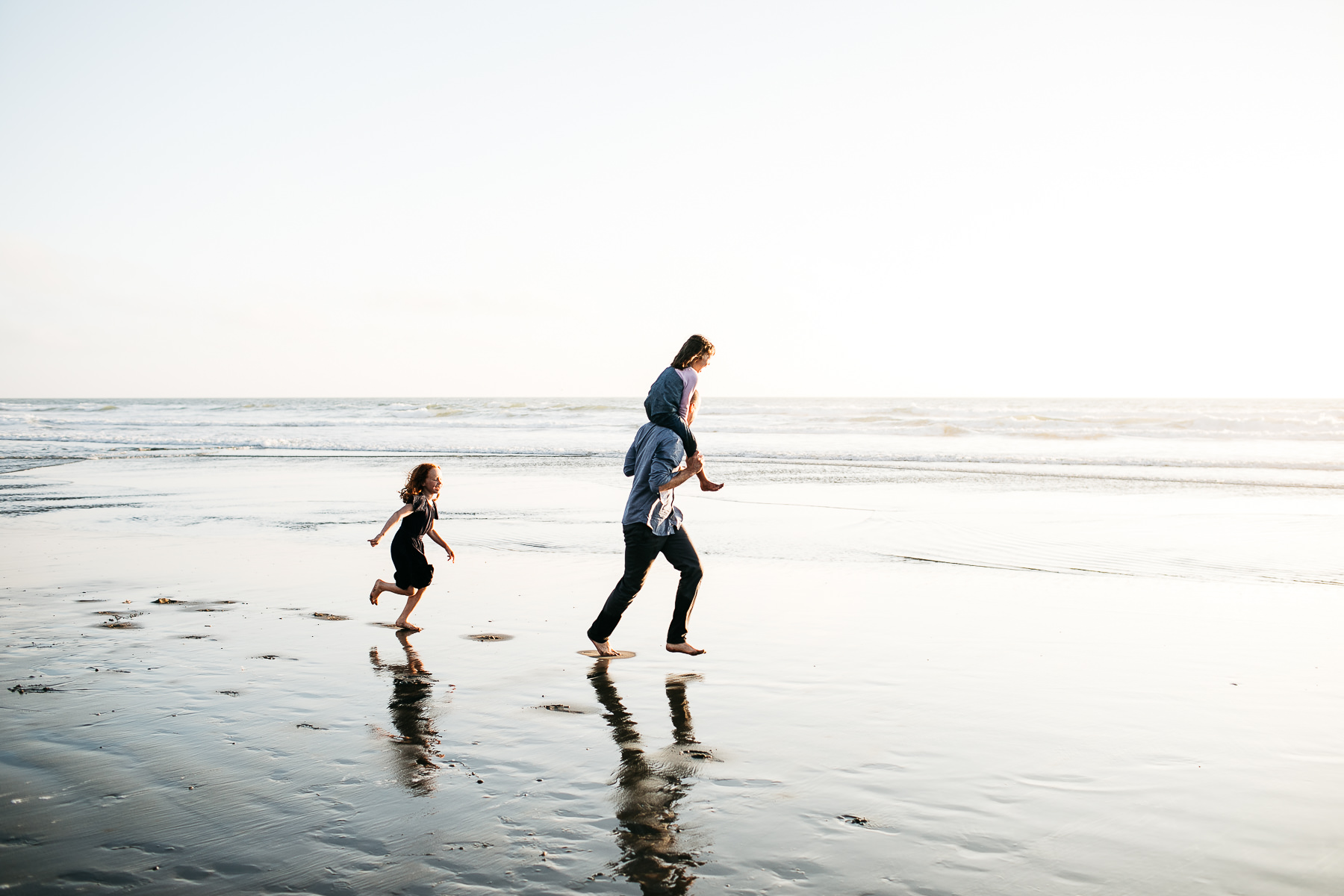 Fort Funston Family Sunset Session | Kirsten Noelle