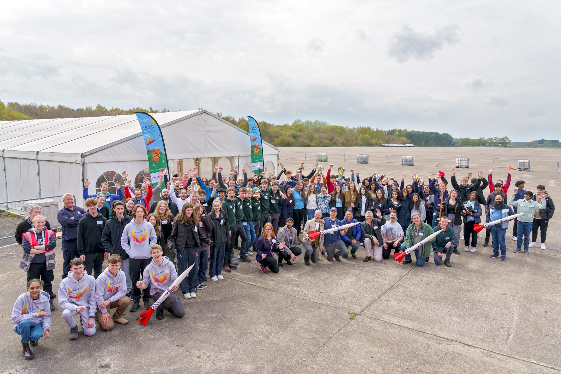 Lift-off for winners of the UK CanSat Competition 2023!