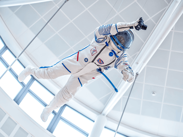 Astronaut suit at the STEM Learning centre