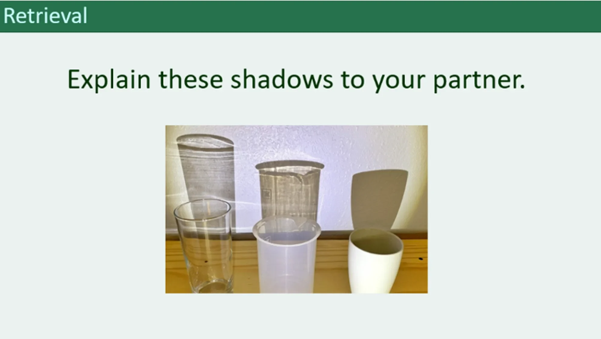 This word is then reinforced throughout the lesson, with planned ...