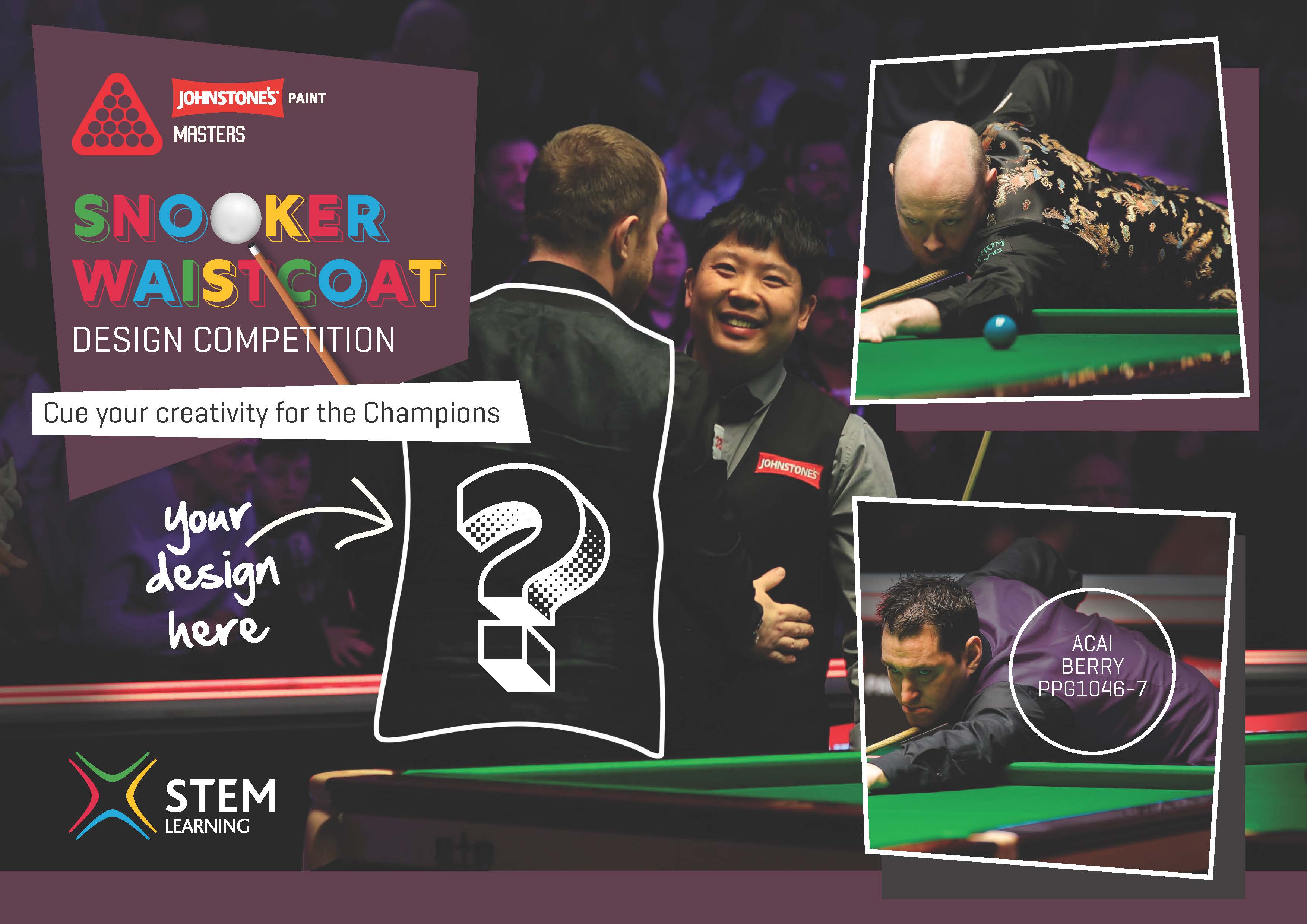 Snooker Waistcoat Design Competition