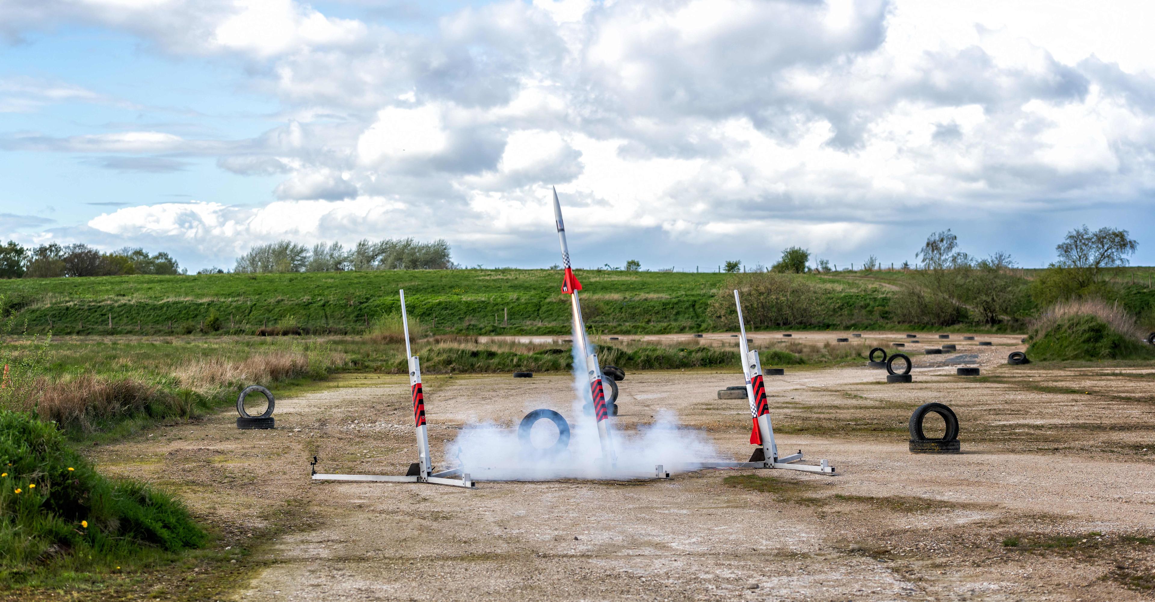 CanSat 2024 rocket launch - our image