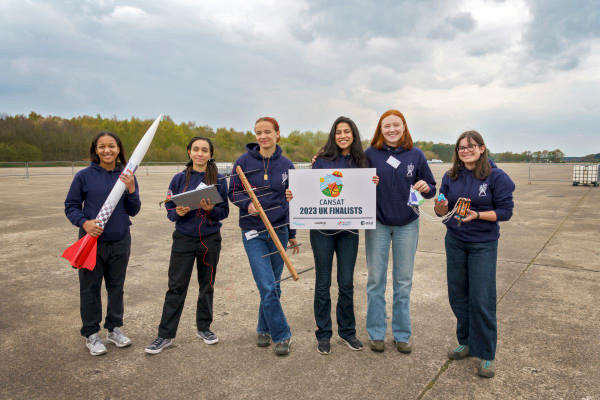 Lift-off for winners of the UK CanSat Competition 2023!