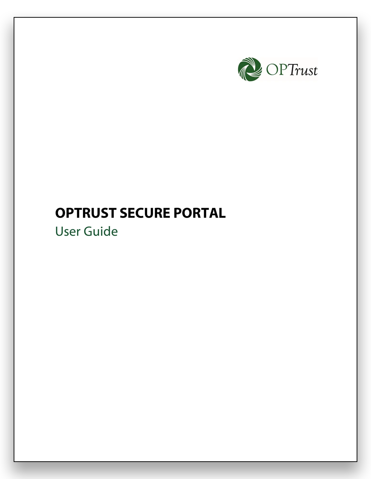 Employer Manual - Secure Employer Portal | OPTrust