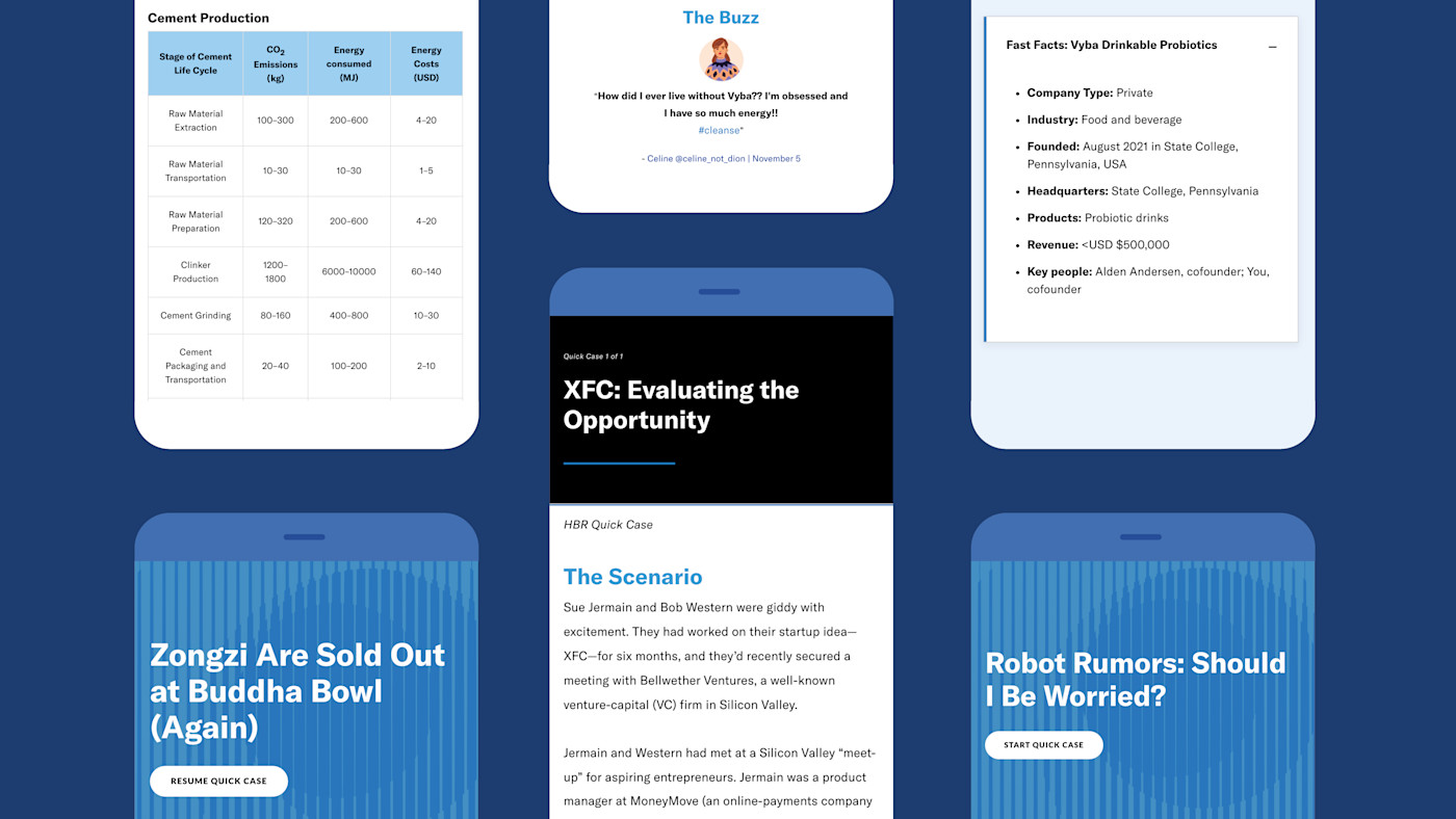 Quick Cases | Harvard Business Impact Education