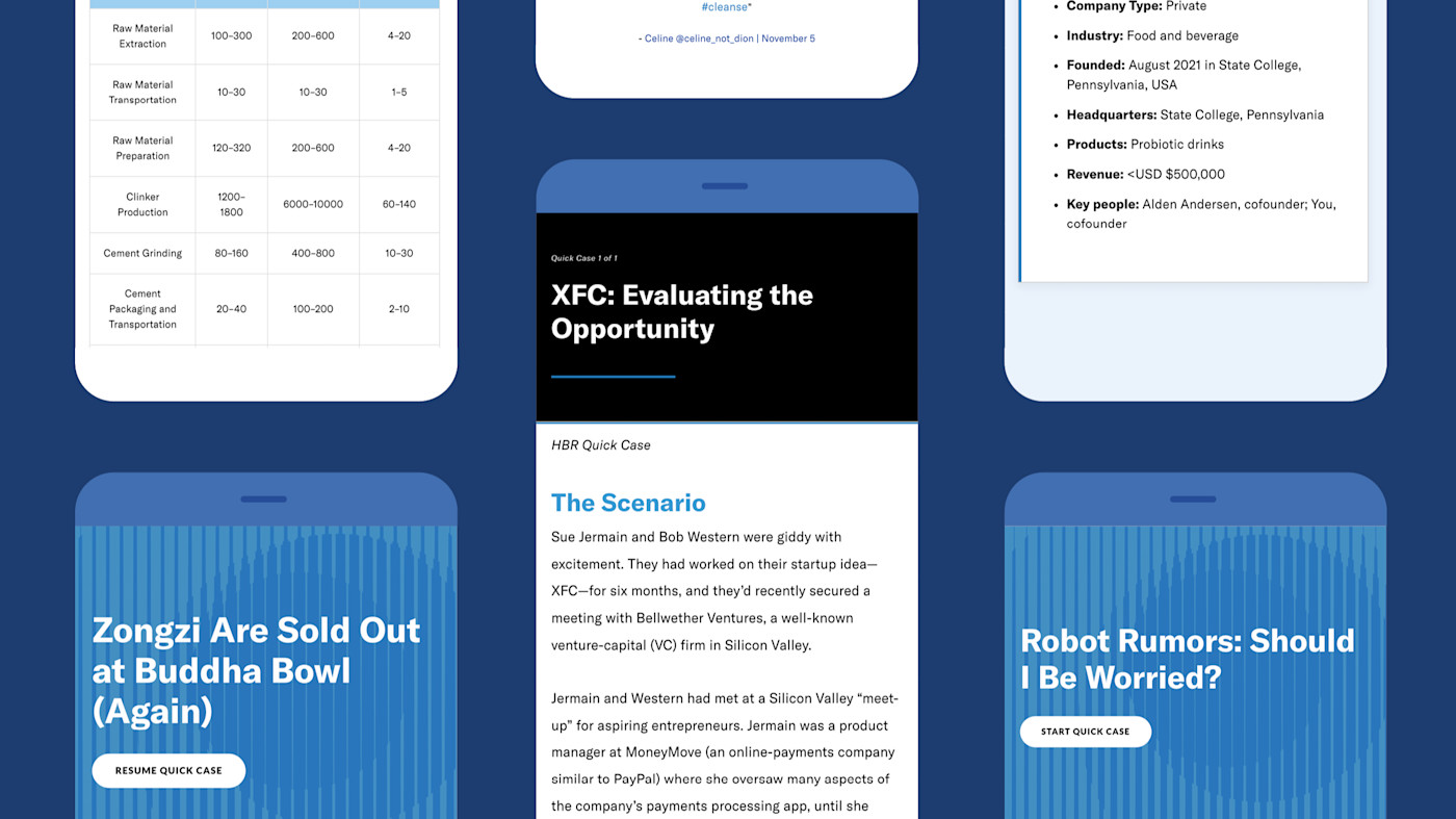 Quick Cases | Harvard Business Publishing Education