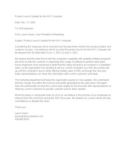 How To Write A Business Memo With Template And Examples Indeed