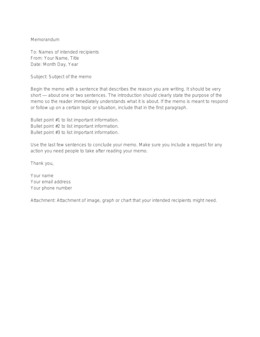A Complete Guide To Memo Writing With Tips And Examples Https 