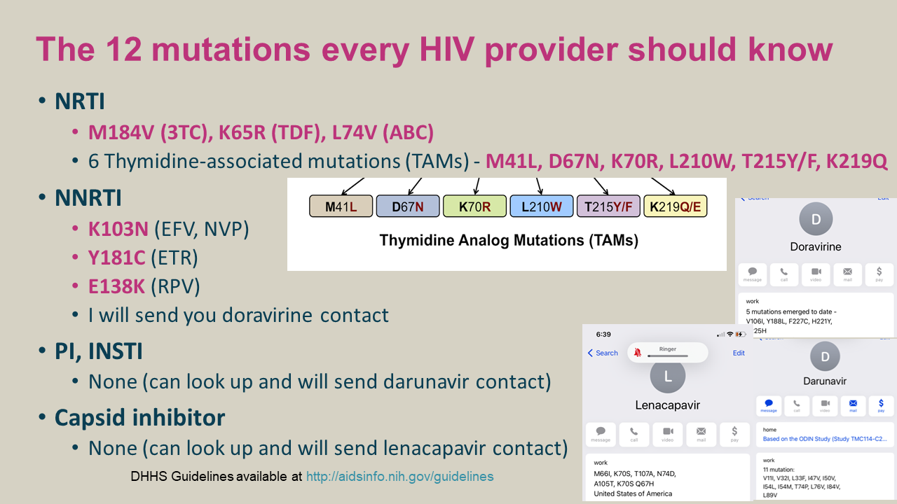 Treating HIV? Memorize These 12 HIV Resistance Mutations. Yes, Really.
