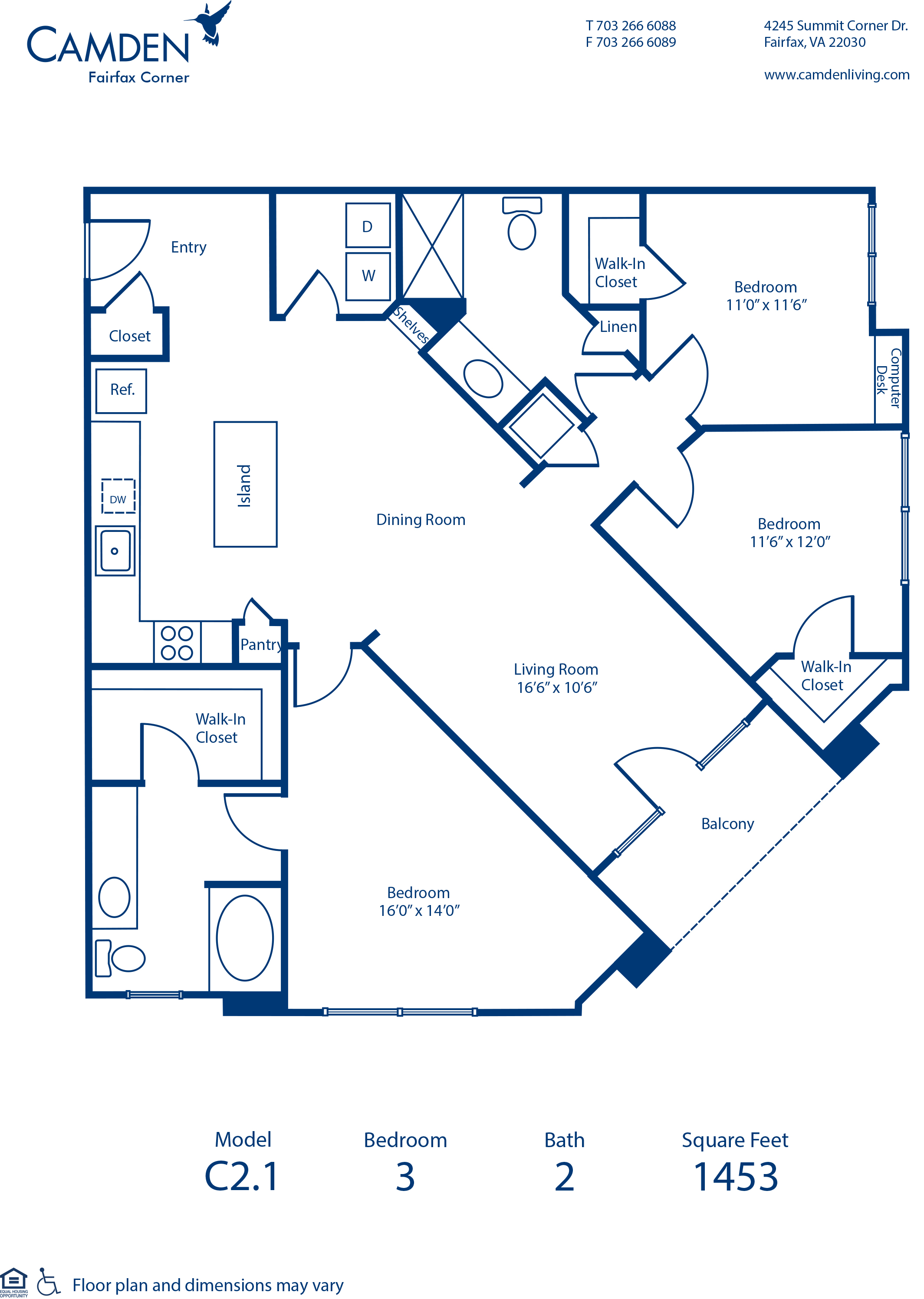 Studio, 1, 2 & 3 Bedroom Apartments in Fairfax, VA - Camden Fairfax Corner