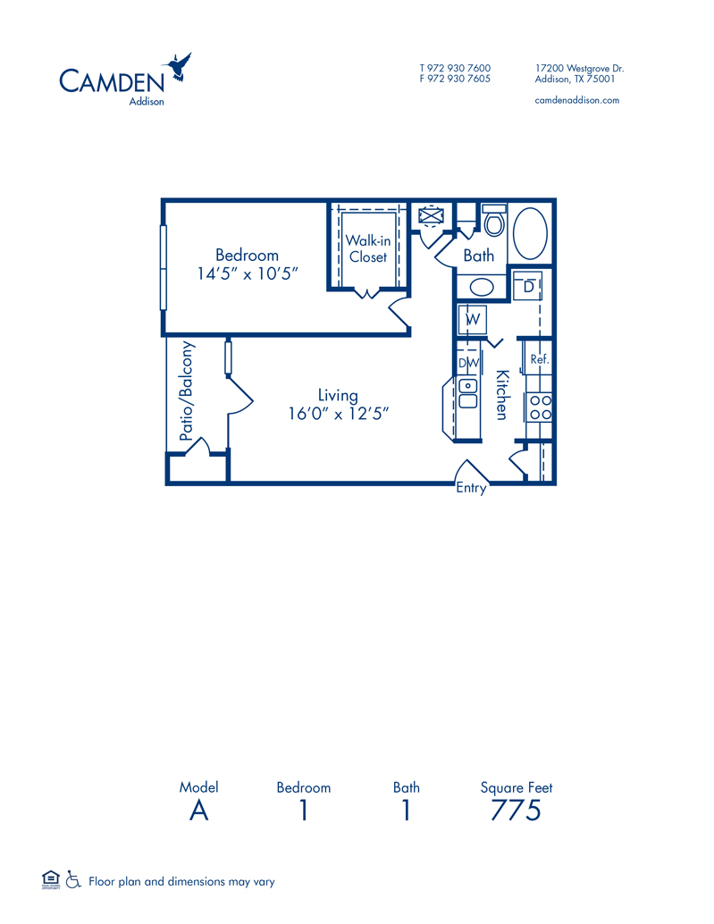1 & 2 Bedroom Apartments in Addison, TX - Camden Addison