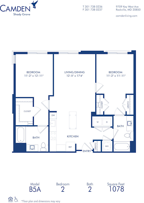 403, B5A at Camden Shady Grove | camdenliving.com