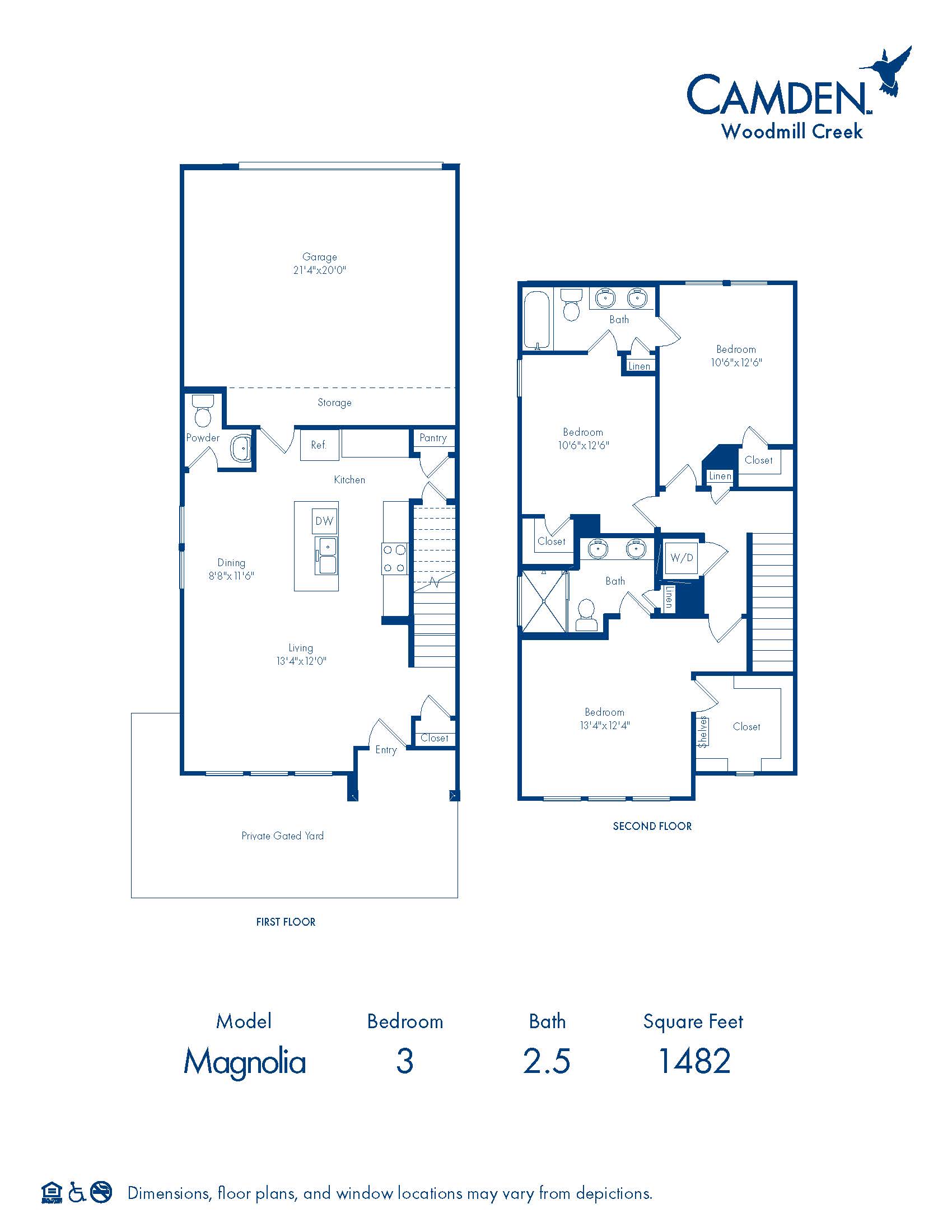 101, Magnolia at Camden Woodmill Creek | camdenliving.com