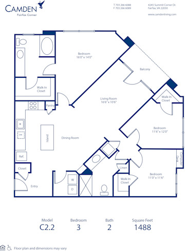 Studio, 1, 2 & 3 Bedroom Apartments in Fairfax, VA - Camden Fairfax Corner