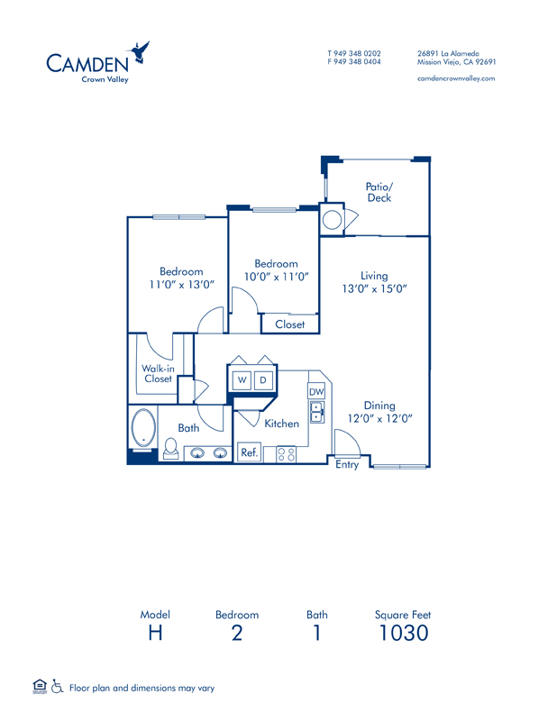 1 & 2 Bedroom Apartments in Mission Viejo, CA - Camden Crown Valley