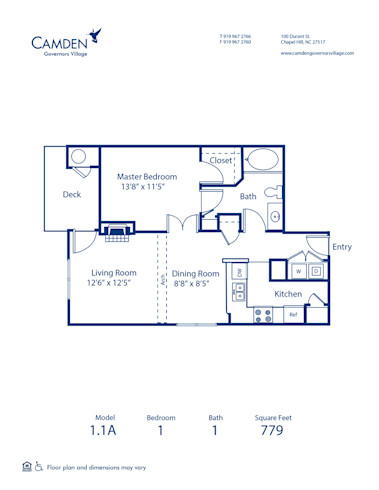 1AV - 111, 1.1A at Camden Governors Village | camdenliving.com