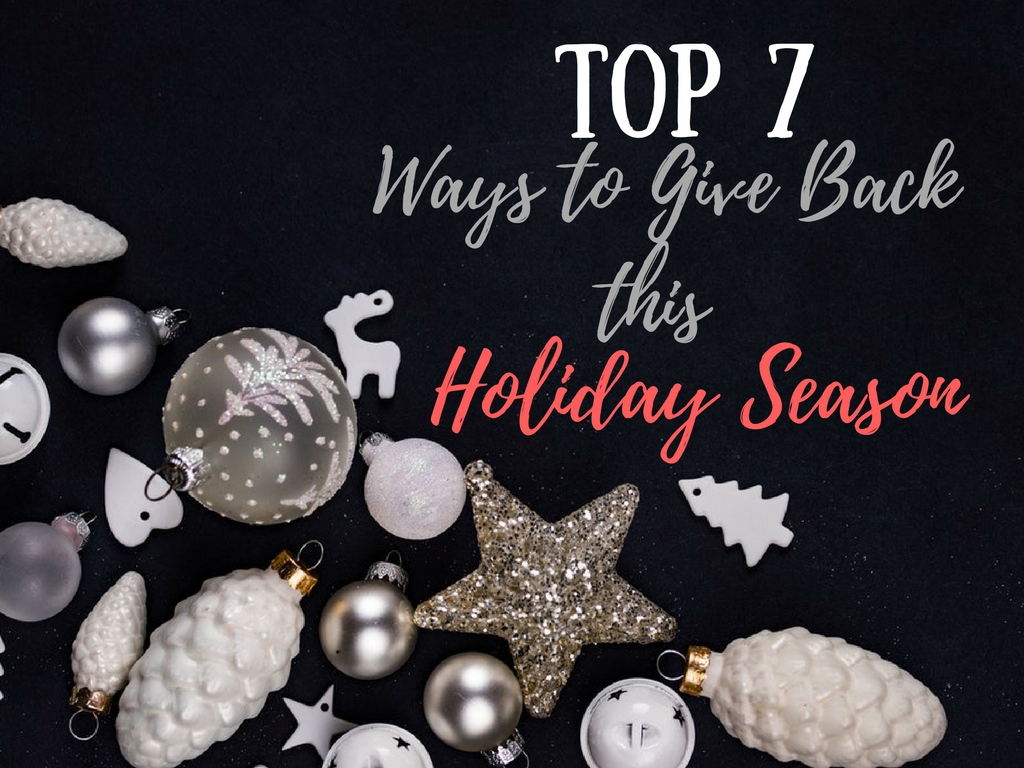 Top 7 Ways to Give Back This Holiday Season | camdenliving.com | Guest ...