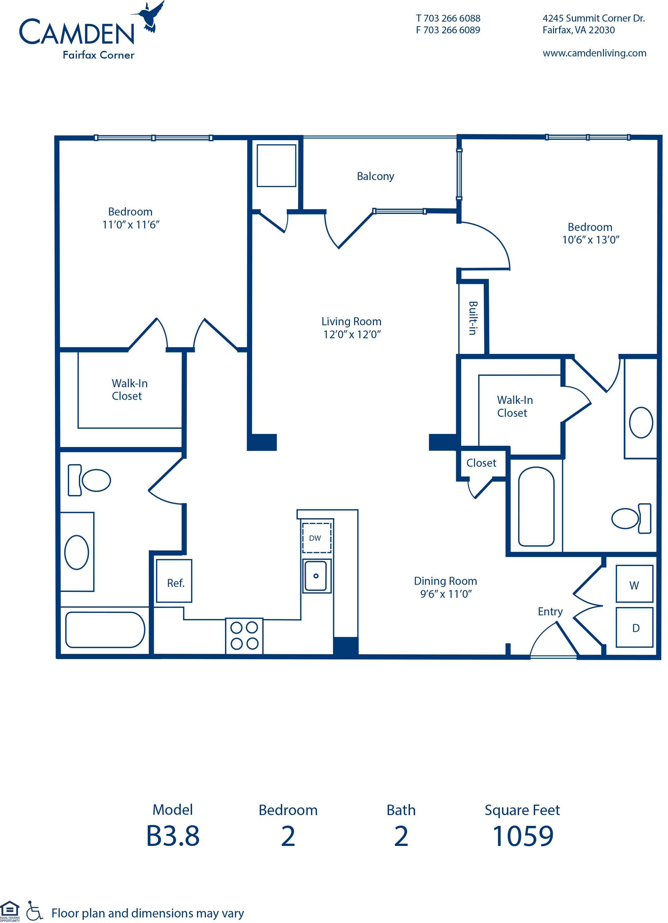 Studio, 1, 2 & 3 Bedroom Apartments in Fairfax, VA - Camden Fairfax Corner