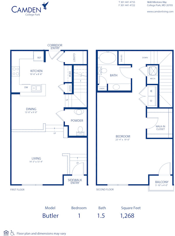 9630 - 2125, Butler at Camden College Park | camdenliving.com