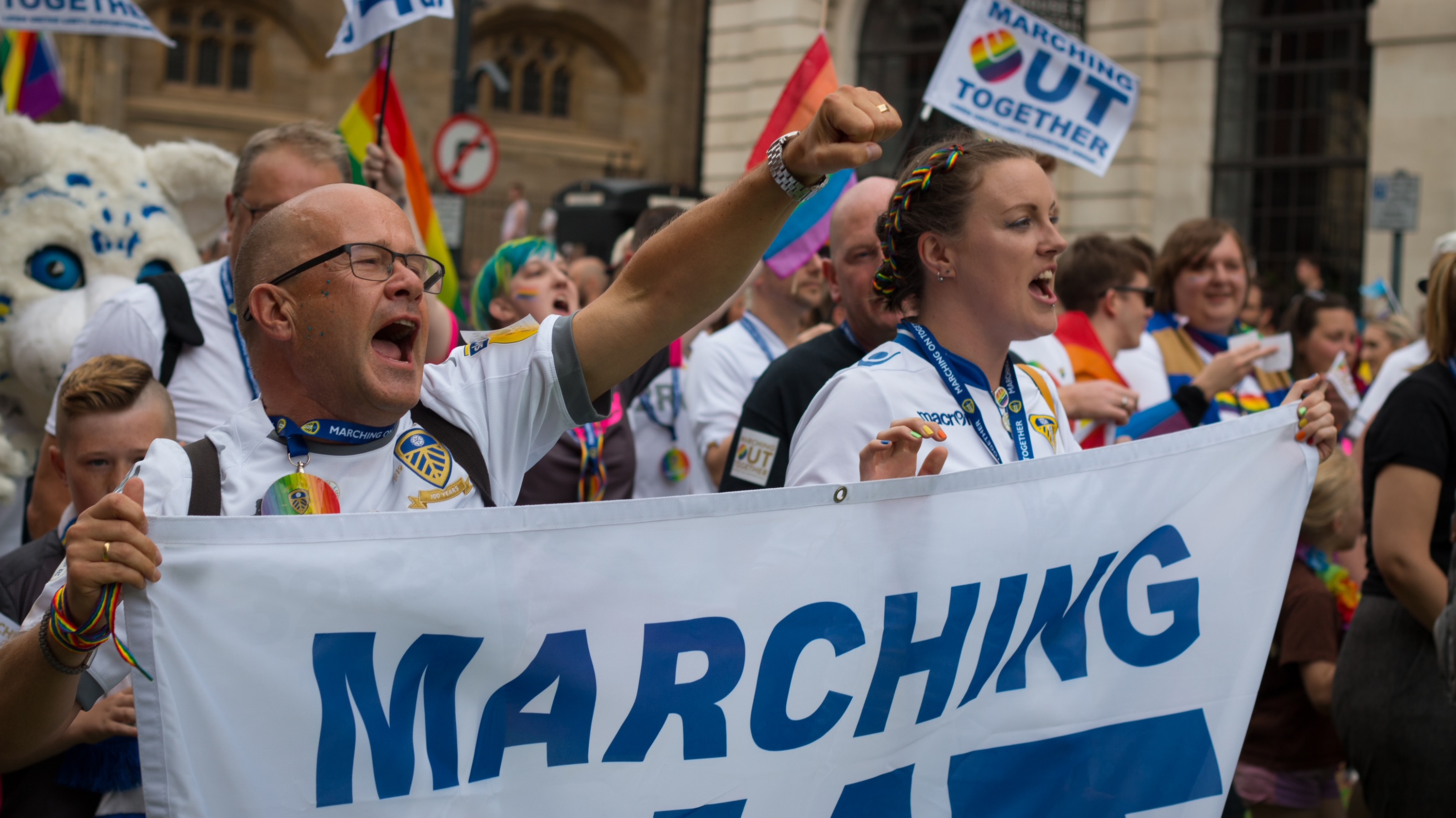 Join Marching Out Together at Leeds Pride 2024 - Leeds United