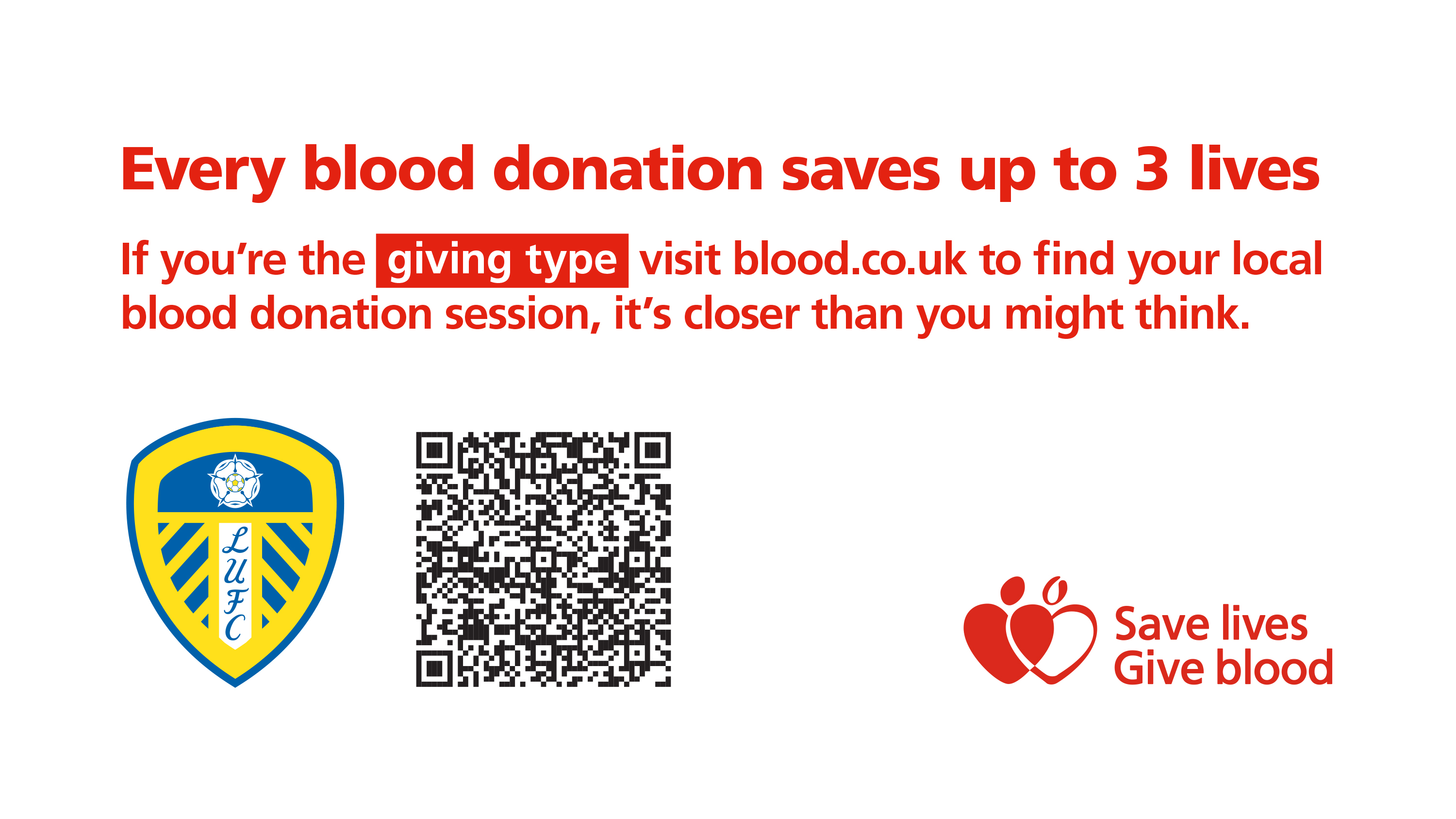 Join NHS Blood and Transplant at Elland Road - Leeds United