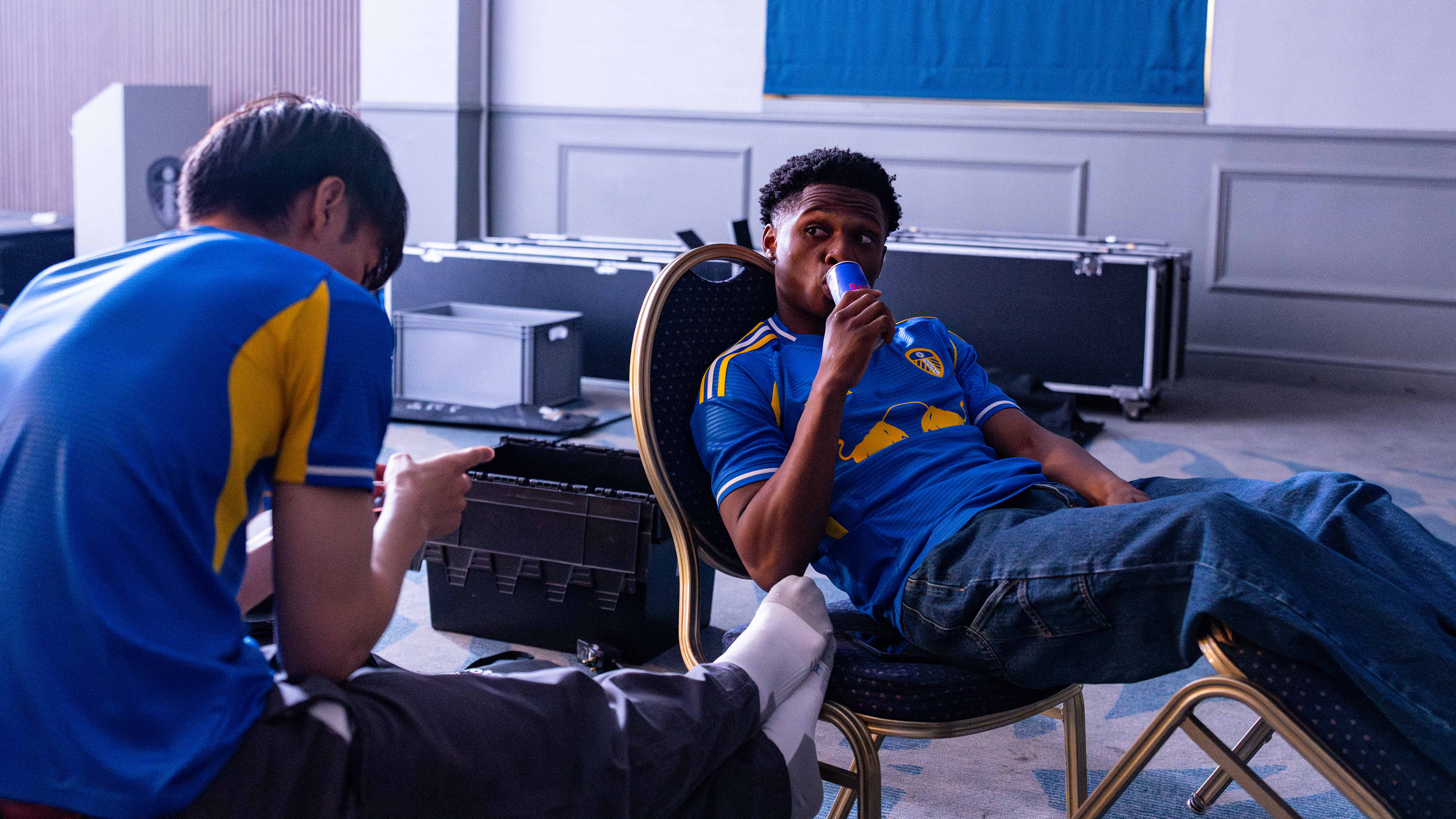 Photos: Behind-the-scenes of our 25/26 kit launches - Leeds United