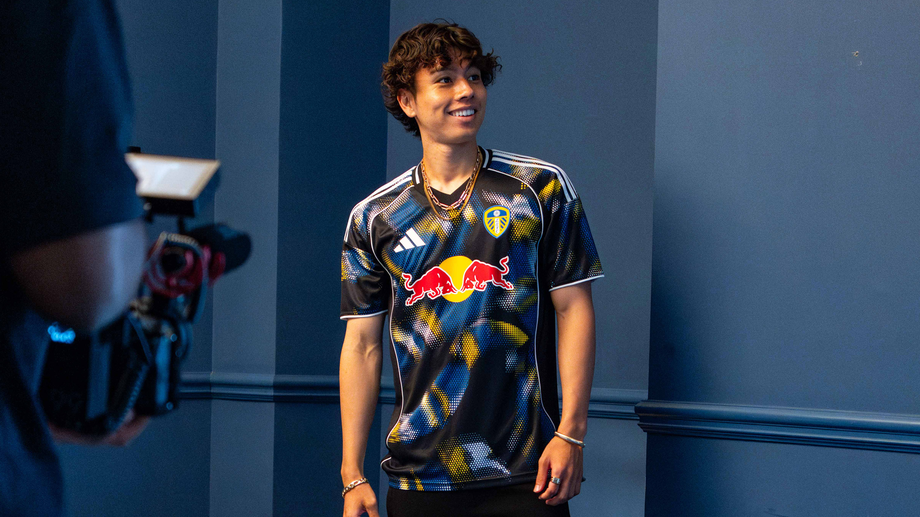 Photos: Behind-the-scenes of our 25/26 kit launches - Leeds United