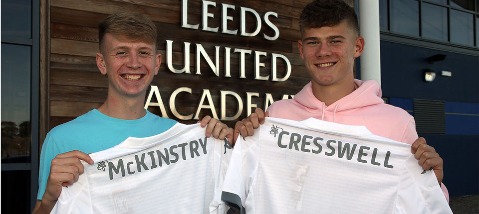 Duo sign first pro contracts - Leeds United