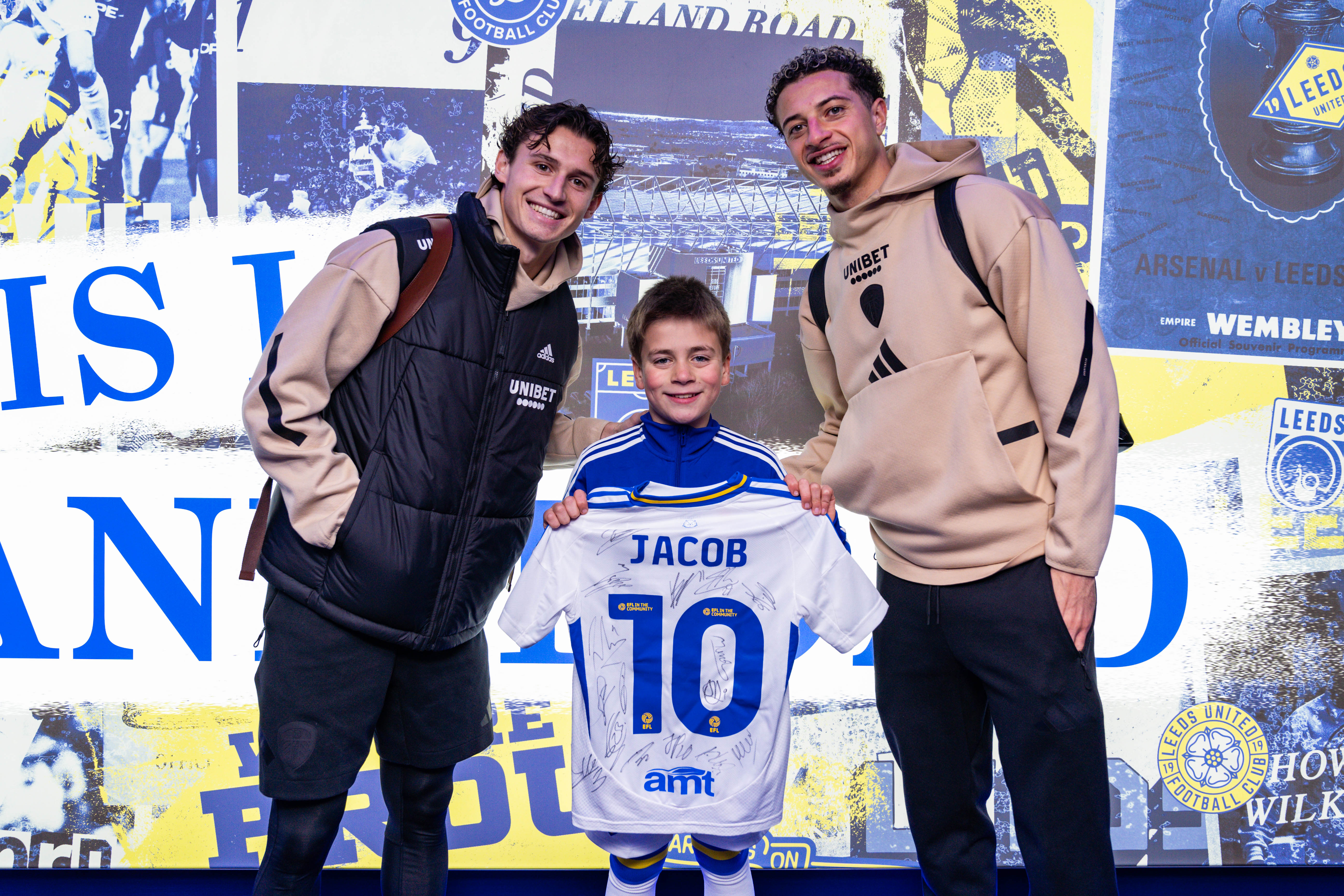 Pride of Britain award winner meets his heroes - Leeds United