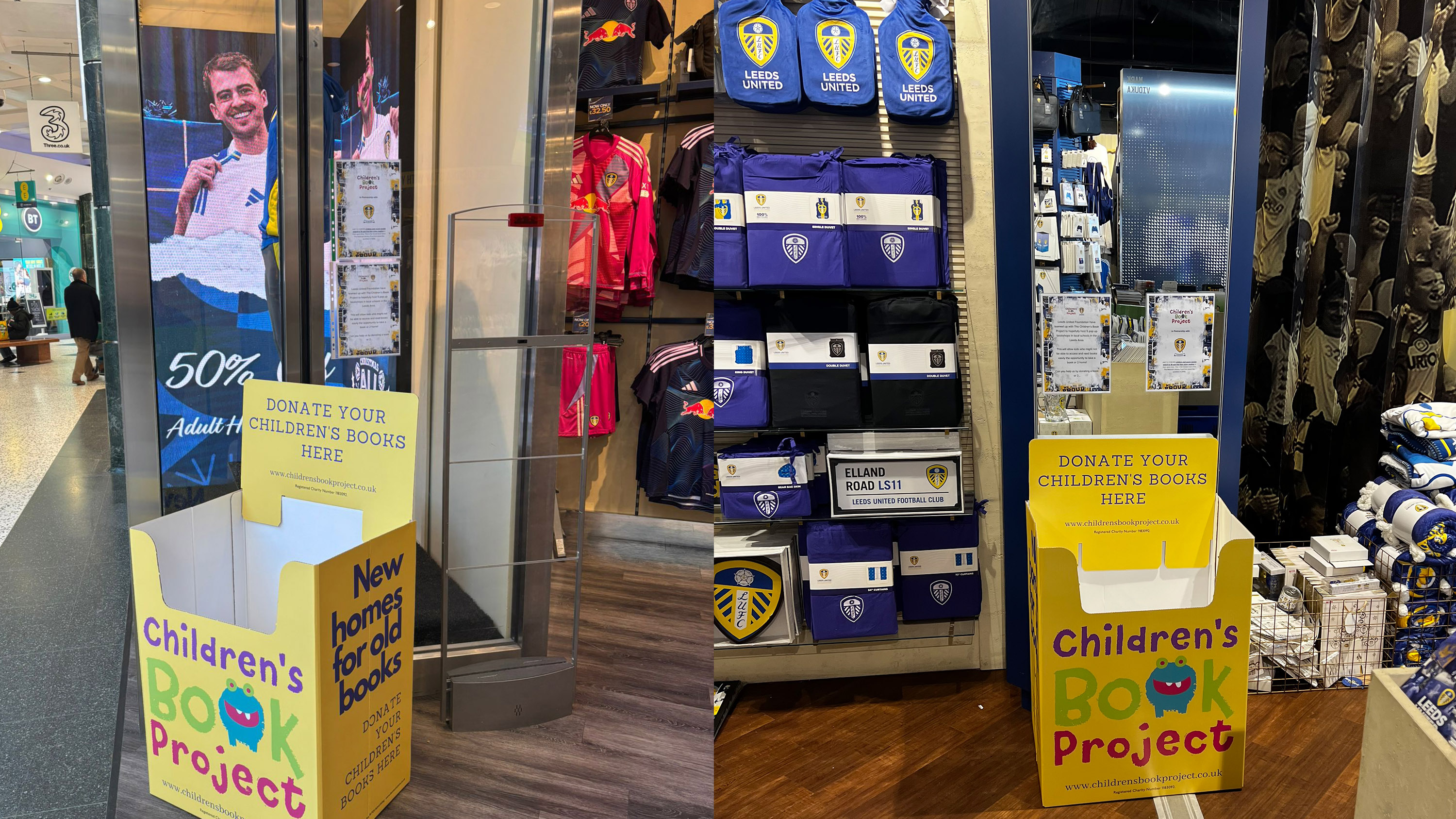 Leeds United Foundation host book drive with The Children's Book ...