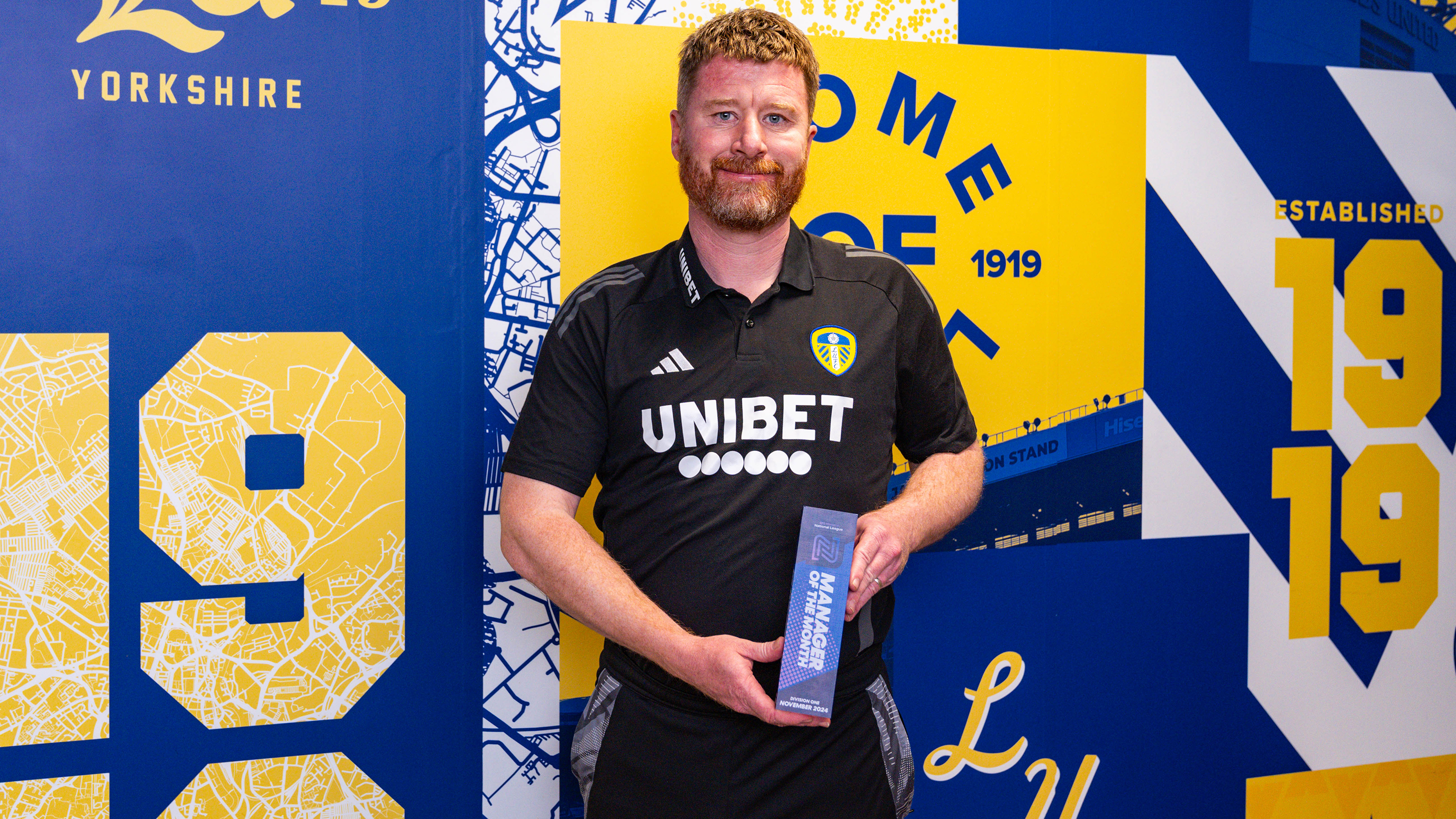 Simon Wood named FAWNL Manager of the Month - Leeds United