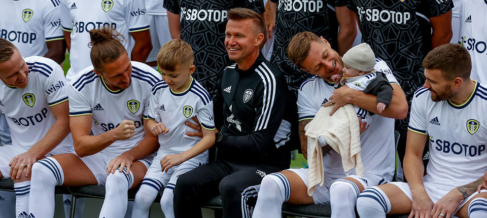 Special guests enjoy day at Thorp Arch - Leeds United