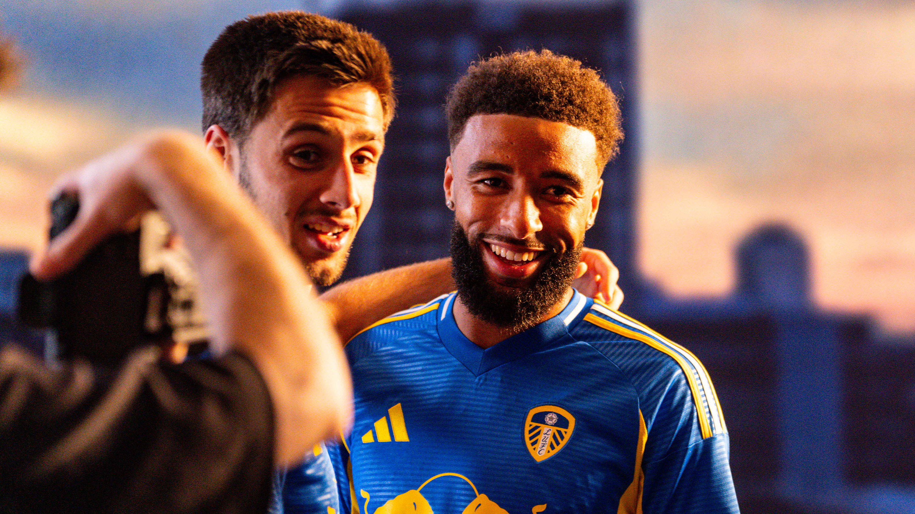 Photos: Behind-the-scenes of our 25/26 kit launches - Leeds United