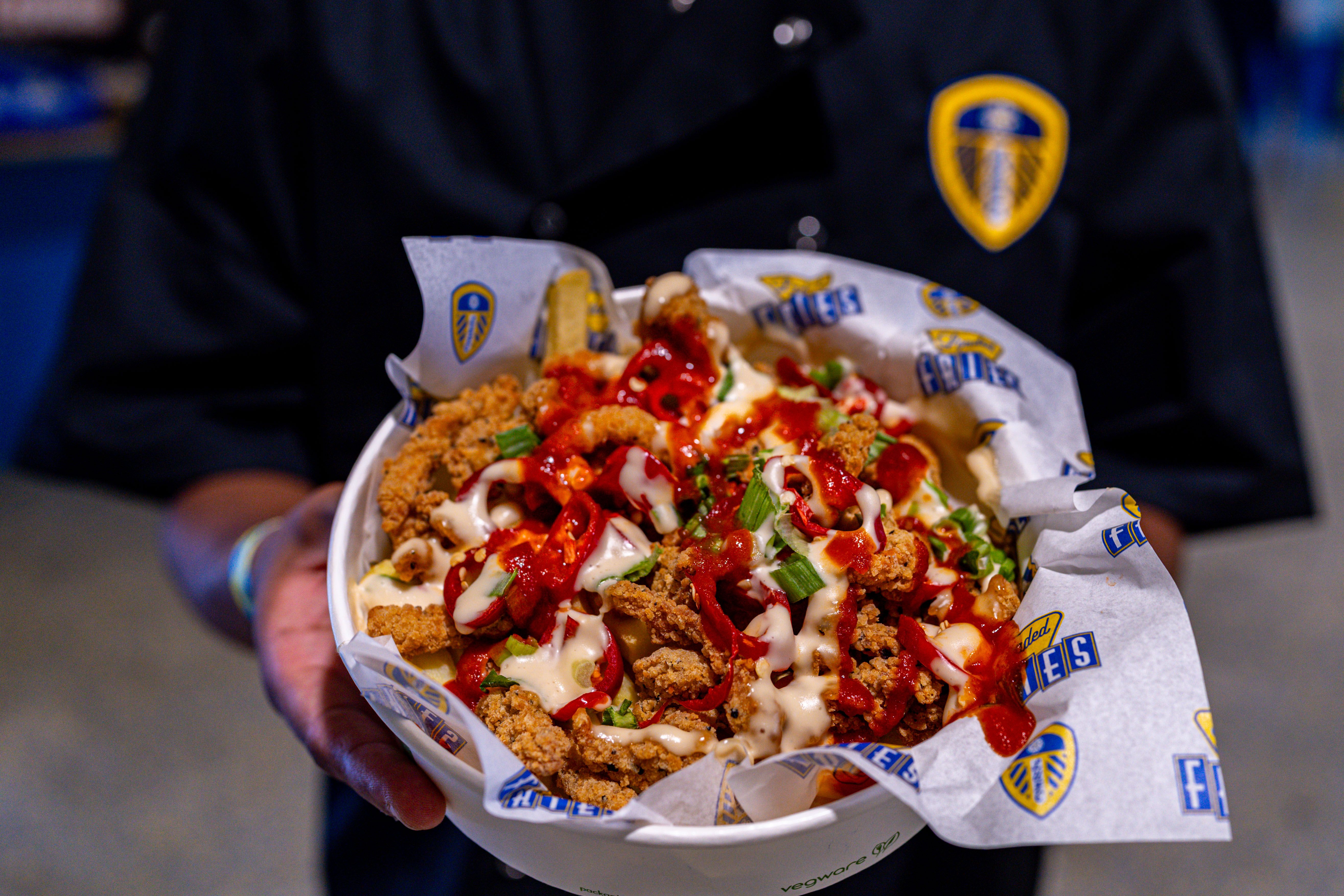 Food options available at Elland Road - Leeds United