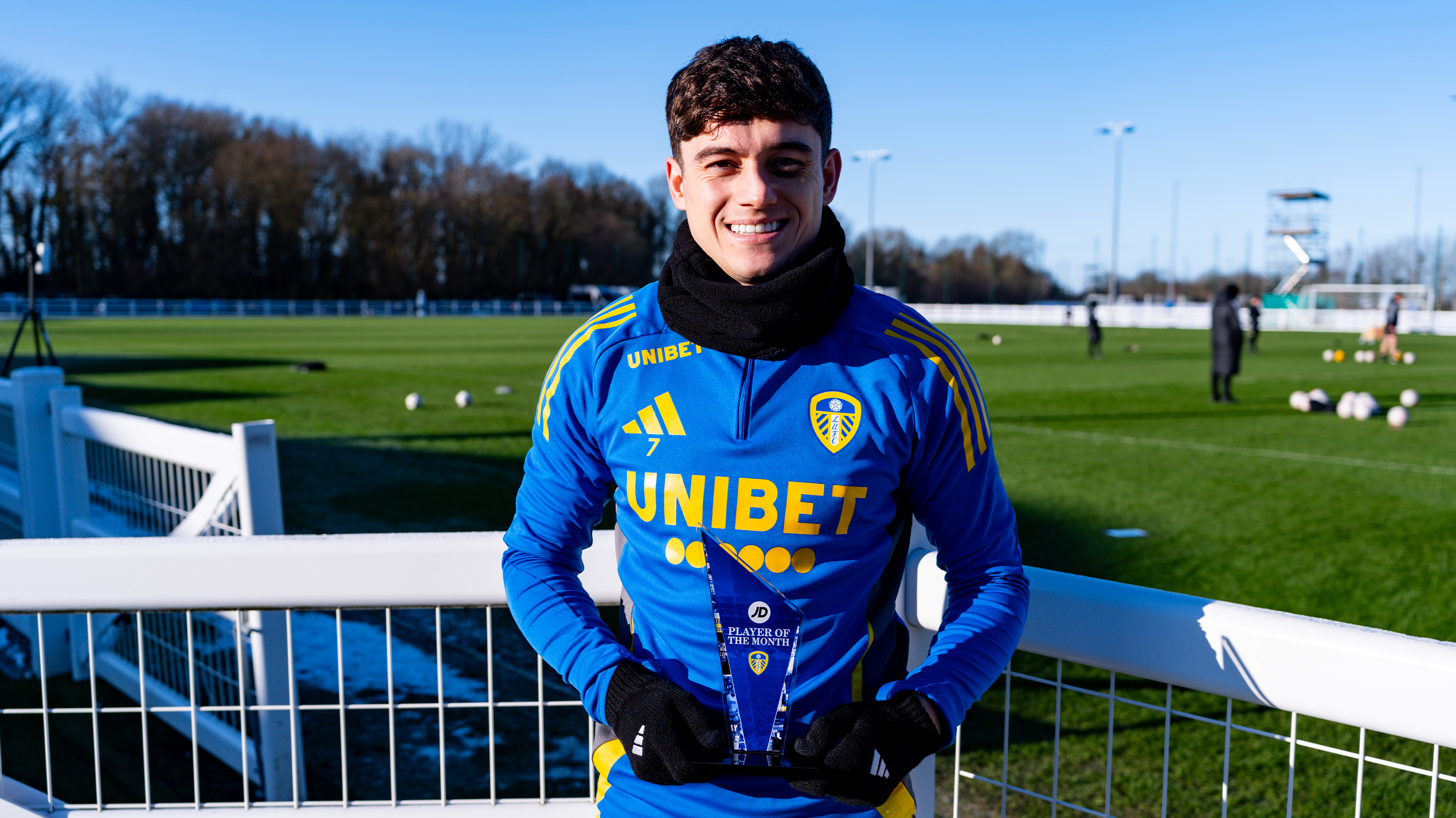 Dan James wins JD Sports Player of the Month award for December - Leeds ...