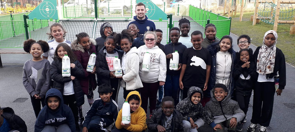 Arla kick off partnership with Leeds United Foundation - Leeds United