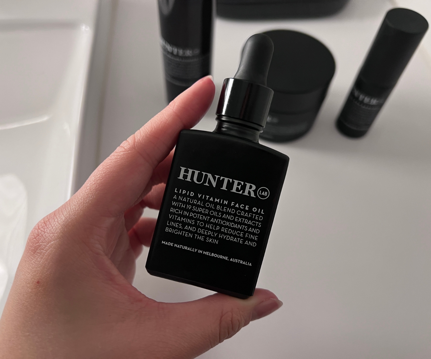 The Hunter Lab Skincare Routine That My Partner & I Both *Actually* Use
