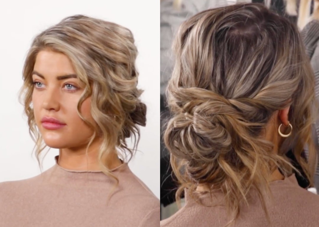 How to Create a Textured Low Bun Using Olaplex No. 7